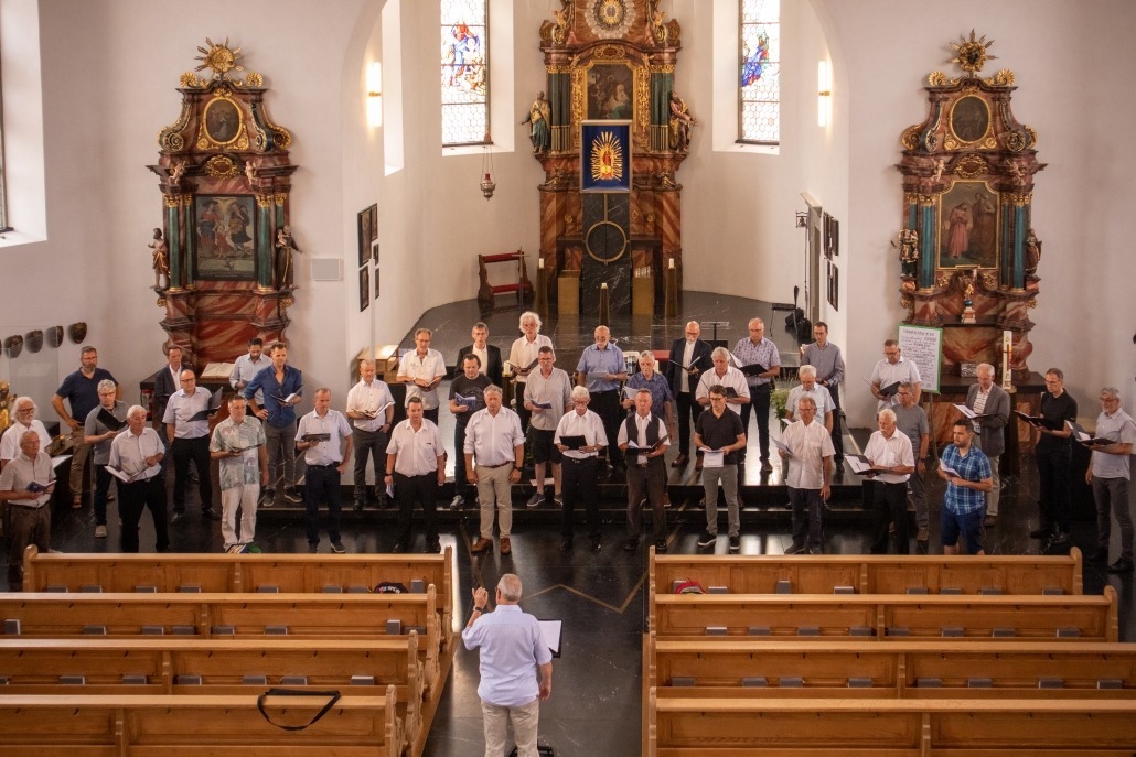 Basilika Bildstein Messgestaltung - Männerchor Götzis seit 1900